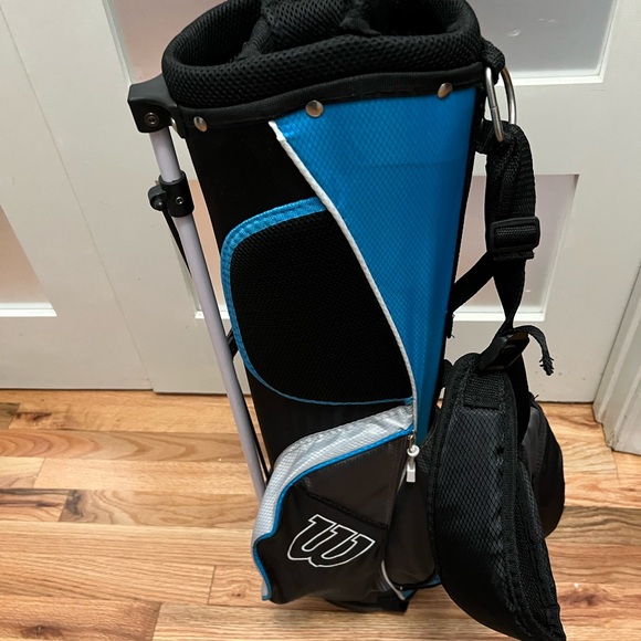 Wilson | Bags | Wilson Junior Profile Blue And Black Golf Bag | Poshmark